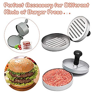 Square Patty Paper 5.5x5.5 Inch, Set of 300, Non Stick Patty Paper Sheets for Burger Press, Patty Serperate and Cake Baking,Freezing and Caramel Candy Wrappers