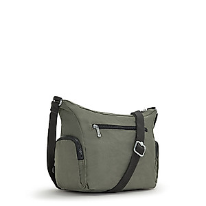Kipling Womens Gabbie Small Bag, Lightweight Everyday Purse, Casual Shoulder Crossbody Bag, Green Moss, Small US