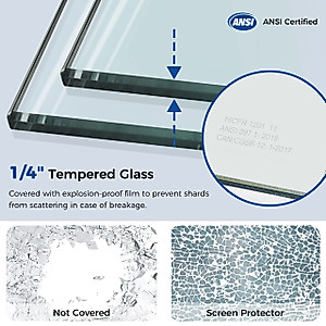 DELAVIN 56-60 in. Frameless Shower Door, Bathroom Sliding Shower Door, 5/16" (8mm) Clear Tempered Glass, SGCC Tempered Glass Door with Explosion-Proof Film