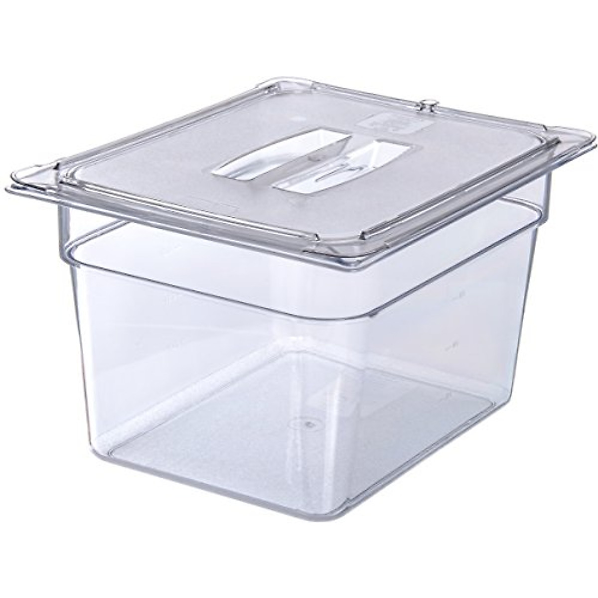 Carlisle FoodService Products 10230U07 StorPlus Half Size Polycarbonate Universal Handled Food Pan Lid, Clear