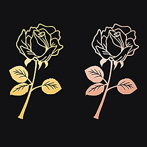 Unique Hollow Metal Bookmark Rose Flower Gift Page Marker Golden Book Mark for Book Lovers Women Writers Readers Present golden hollow bookmark for Men Women Adult Valentines Gift