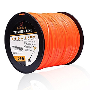 A ANLEOLIFE 5-Pound Commercial Square .105-Inch-by-1038-ft String Trimmer Line in Spool,with Bonus Line Cutter, Orange