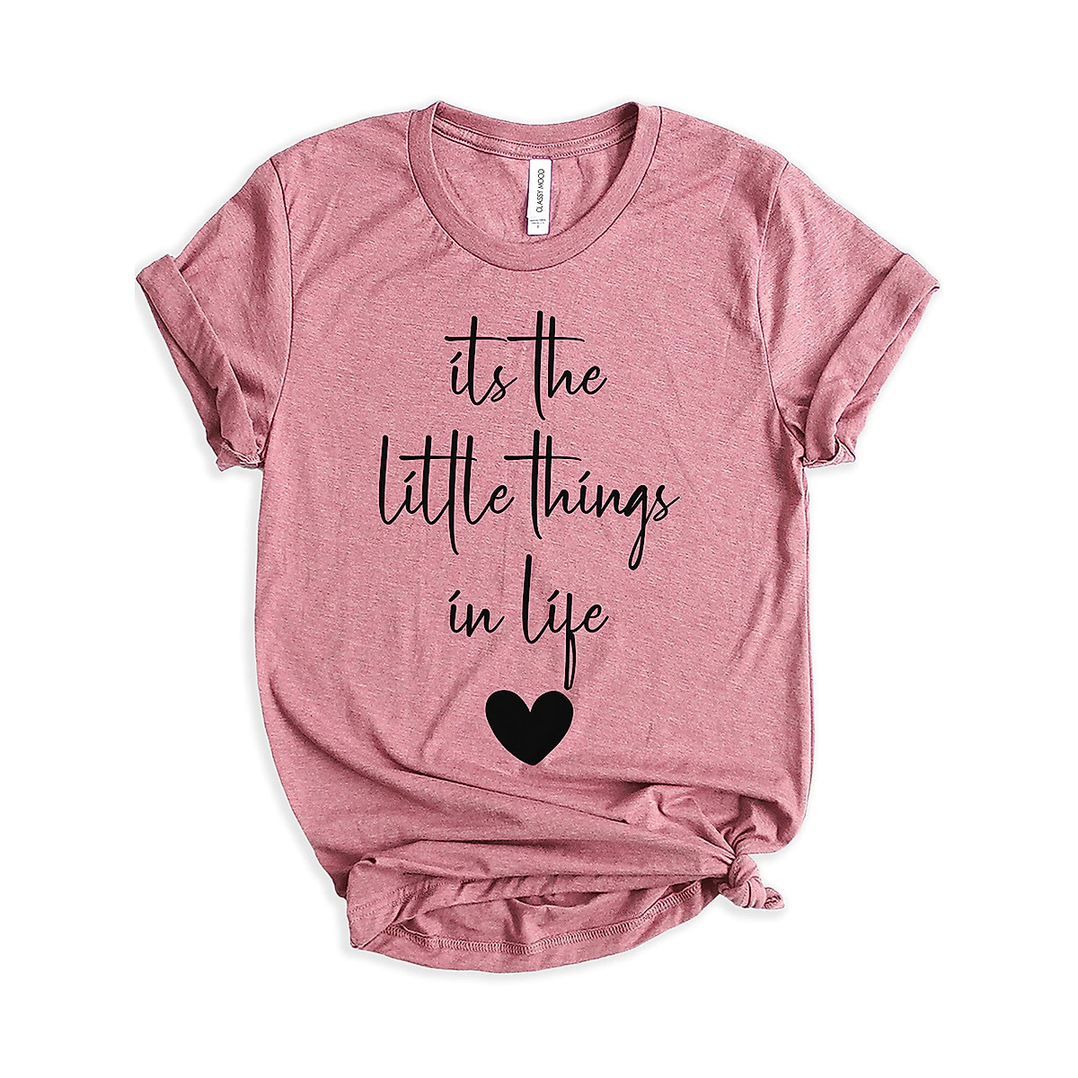 Teeny Fox Little Things in Life Mother Daughter Matching Outfits Mom and Me Cute Family Shirts