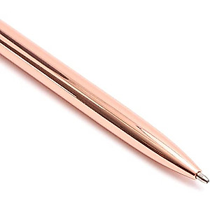 Juvale 12 Pack Ballpoint Rose Gold Pens for Women and Men, Business Students, Teachers, Bulk Set for Office Supplies, New Employee Welcome Gifts, Guestbook (6.4 Inches)