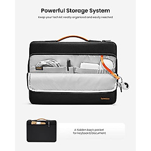 tomtoc 360 Protective Laptop Sleeve for 16-inch MacBook Pro M1/M2 Pro/Max 2023-2019 A2780 A2485, Notebook Case for Dell XPS 15, Surface Book 3, The New Razer Blade 15, ThinkPad X1 Extreme Gen 2