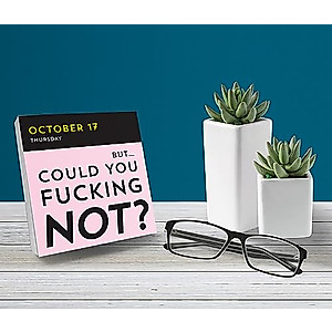 A F*cking 2024 Boxed Calendar: A Daily Dose of Zero F*cks (Funny Daily Desk Calendar, White Elephant Gag Gift for Adults)