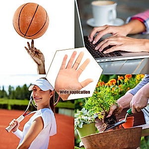 Frienda 30 Pieces Gel Finger Protector Finger Cots Silicone Finger Cover Cap Gel Finger Sleeves Finger Support for Finger Cracking, Finger Trigger (Apricot)