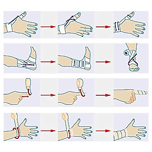 Bandage Wrap 16 Pack 1”x 5 Yards Self Adherent Wrap Breathable Self Adhesive Bandage Wrap Rolls Cohesive Bandage Athletic Elastic First Aid Tape for Stretch Athletic, Ankle Sprains, Swelling, Sports