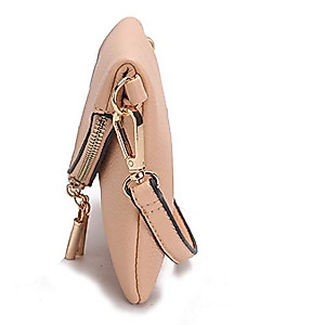 MKF Crossbody Bags for Women – Small PU Leather Crossover Lady Fashion Shoulder Handbag – Side Messenger Purse