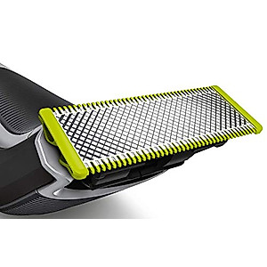 Philips Norelco Oneblade Pro Hybrid Electric Trimmer and Shaver, Black, QP6510/70