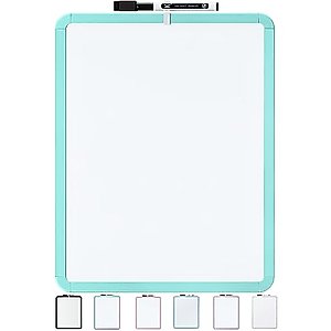 Mr. Pen- Dry Erase Board, 14” x 11” with a Black Dry Erase Marker, Mint Green Frame, Small White Board Dry Erase, Dry Erase Board Small Dry Erase Board, Small Whiteboard