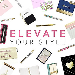 Graphique Magnetic Notepad - Gold Dots Grocery and Shopping List - Fun Decorative To-Do List - Perfect House Warming Gifts - 100 Tear off Sheets (4" x 9.25" x .5")