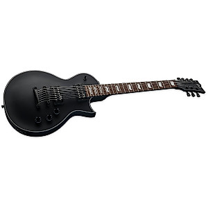 ESP LTD EC-257 7-String Electric Guitar, Black Satin