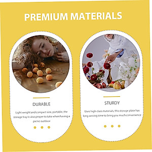 Cabilock Desktop Storage Tray Dresser Decor Snack Container Wedding Decorations Snack Containers Home Fruits Plate Dry Fruits Decorative Tray Dressing Table Golden Abs Dessert Snacks Plate