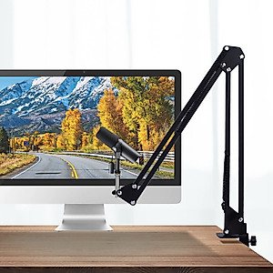 For Shure sm7b mv88+ and mv7 boom arm, Mic desk stand Compatible with Shure sm7b and Shure mv7 Microphone, Shure sm7b and Shure mv7 mic arm perfect for Podcasts, Gaming, Recording.