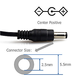 EIKS Universal AC/DC 4.2V 1A Power Adapter Wall Charger for 18650 Battery LED Strip Shaver Groomer Clipper, with 8 Selectable Tips (4.2V-1A)
