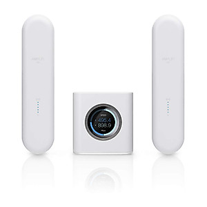 AmpliFi HD WiFi System by Ubiquiti Labs, Seamless Whole Home Wireless Internet Coverage, HD WiFi Router, 2 Mesh Points, 4 Gigabit Ethernet, 1 WAN Port, Ethernet Cable (AmpliFi HD UniBody)
