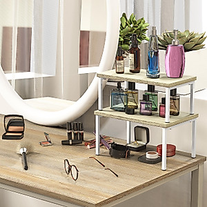 Simple Houseware Expandable Counter Shelf, Maple