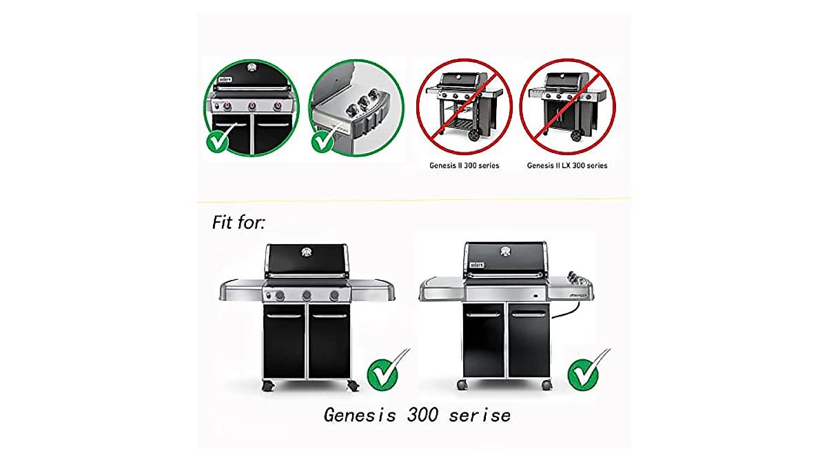 Leship 19.5 inch Cooking Grates Replace for Weber 7524, 7528, Weber ...