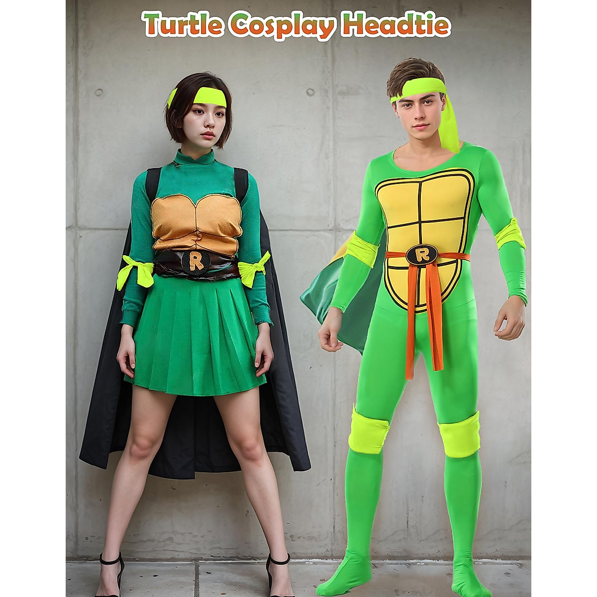 Neon Green Head Tie, Tennis Headband Tie Back, Sweat Wicking Quickly Dry Hair Band for Men Women Kids Girls Boys, Sweatband Head Wraps for Tennis, Basketball, Running, Workout