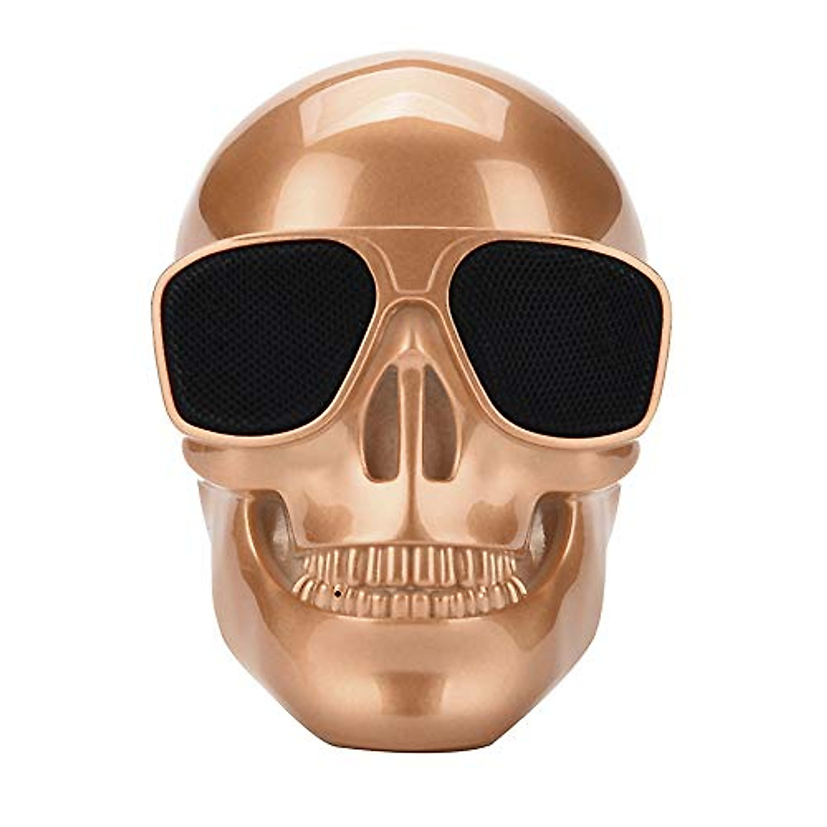 The Cartel Protable Wireless Bluetooth Stereo Speaker Plating Skull With HD Sound and Bass Provides impressive true HD sound,one color