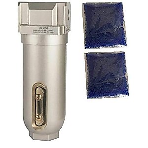 3/4" Compressed Air In Line Filter Desiccant Dryer Moisture Water Separator New