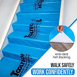 Temporary Floor Protection for Renovation, Painting, Construction - 40" x 45 ft, Covers 150 sqft