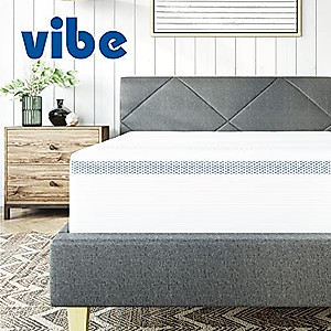 Vibe Gel Memory Foam 12-Inch Mattress | CertiPUR-US Certified | Bed-in-a-Box, Twin XL