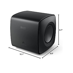 KEF LS50 Wireless II (Pair, Titanium Grey) and KEF KC62 Subwoofer (Black)