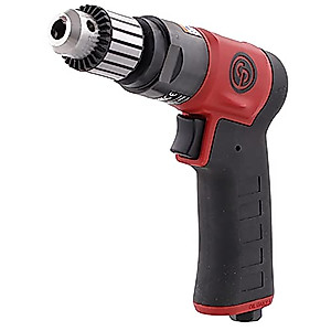 Chicago Pneumatic CP9285C - Air Power Drill, Hand Drill, Power Tools & Home Improvement, 3/8 Inch (10 mm), Keyed Chuck, Pistol Handle, 0.62 HP / 460 W, Stall Torque 4.1 ft. lbf / 5.5 NM - 3000 RPM