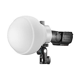 Godox ML-CD15 Flash Diffuser Modifier Bundle Diffusion Dome for V1S V1C V1N V1F V1O V860III V860II V850III TT685II TT600 TT685 AD200 AD200PRO AD300PRO AD400PRO ML30 ML60 ML60BI(Included 3 adapters)