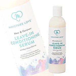 Now & Forever Leave-in conditioning serum for curly hair. Hydrates, Softens your Curls. Moisturizes, Detangles your Hair, & Anti Frizz. Vegan with All Natural Formula For all Types of Hair. 8oz