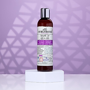 CURLSMITH – Shape Up Aqua Gel, Lightweight Styling Gel with Proteins for Damaged Hair (8 fl oz)