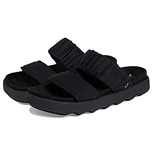 Koolaburra by UGG Women's Tayla Slide Sandal, Black, 7