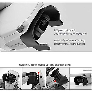 Mavic Mini Accessories Gimbal Camera Protector Hood,Lens Cover Guard for DJI Mavic Mini, Mini 2 Camera