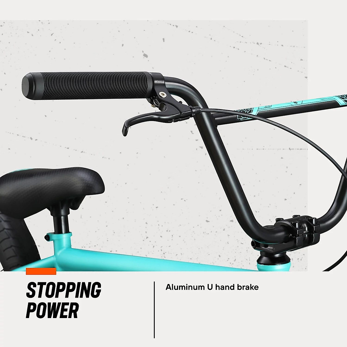 Mongoose Legion L60 Kids Freestyle BMX Bike, Intermediate Rider, Boys and Girls Bikes, 20-Inch Wheels, Hi-Ten Steel Frame, Micro Drive 25x9T BMX Gearing, Teal