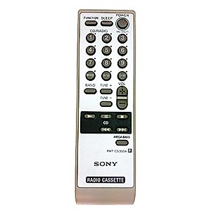 Sony CD/Radio Remote Sony Radio Cassette Remote Model# Sony RMT-CS350A Remote Control Replacement