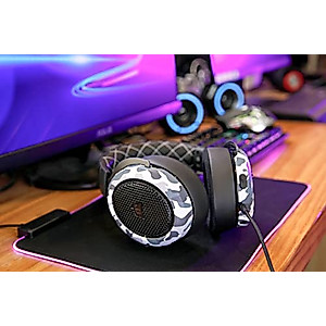 WC Freeze HS60 - Cooling Gel Replacement Earpads for Corsair HS50, HS60, HS70 & More by Wicked Cushions - Boost Comfort, Durability, Thickness & Sound Isolation for Epic Gaming Sessions | Black