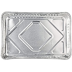 Heavy Duty Aluminum Half Size Cookie Sheet (25 Count) - 17.75" x 12.75" x 1.25", Versatile & Heavy Duty Baking Supplies, Perfect For Any Occasion