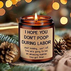 LEADO Candle, New Mom Gifts, Baby Shower Gifts for Mom - Mom to be Gifts, New Mama Gifts for Women - Funny Christmas Gifts for First Time Moms, New Mommy, Expecting Mom, Pregnancy Gifts