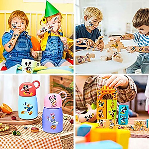 40 PCS Micke Mouse Tattoo Sticker Party Favors, Mouse Temporary Tattoos Mouse Birthday Party Supplies For Kids Boys And Girls Goody Bag Treat Bagfor Water Bottle Phone Skateboard Decoration