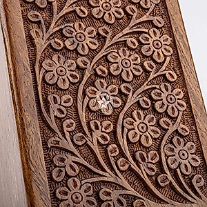 STAR INDIA CRAFT Handmade Tree of Life Urns for Human Ashes, Adult Large Cremation Urns, Funeral Urns Engraved, Burial Urns - 185 lbs