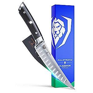 Dalstrong Gladiator Elite Series Forged High Carbon German Steel Fillet Kitchen Knife with G10 Handle, 6 Inches, Sheath Included