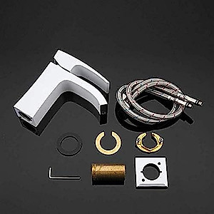 Kitchen Taps Kitchen Tap Faucets White Basin Faucet Bathroom Faucet Mixer Sink Faucets Chrome Brass Water Faucets Bathtub Basin Mixer Faucet Water Torneira