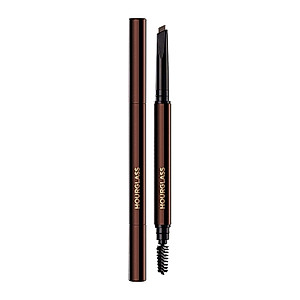 Hourglass Arch Brow Sculpting Pencil. Warm Brunette Shade Mechanical Eyebrow Pencil for Shaping and Filling.Cruelty-Free and Vegan
