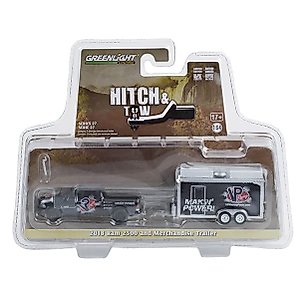 Greenlight 32270-C Hitch & Tow Series 27-2018 Ram 2500 with Trailer 1/64 Scale