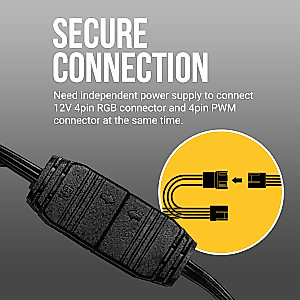 Antec RGB Fans, PWM 120mm Case Fan, PC Fan, 60.4CFM Extreme Airflow, 4 Pin RGB Connector, P12 Series 3 Packs