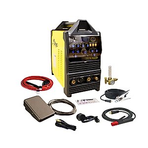 New 2024 AHP Alpha-TIG 225Xi 200 Amp IGBT AC/DC Pulse TIG/Stick Welder 110v/220v Dual Voltage