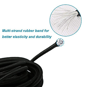 4 Pcs Replacement Cord for Zero Gravity Chair, Universal Recliner Elastic Laces/Chair Accessories Repair Tool Kit for Lounge Chair, Bungee Chair - 2.2m & 1.4m (7.2ft & 4.6 ft)