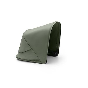 Bugaboo Fox 3 Extendable Sun Canopy with UPF Sun Protection and Peekaboo Mesh Panel, Compatible with all Fox models and Lynx - FOREST GREEN